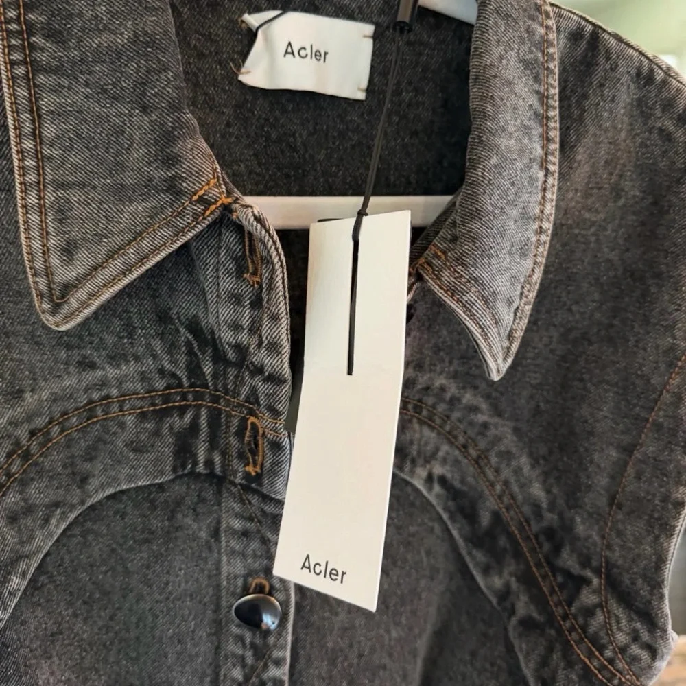 Acler | Dresses | Acler Denim Mini Dress | Poshmark
